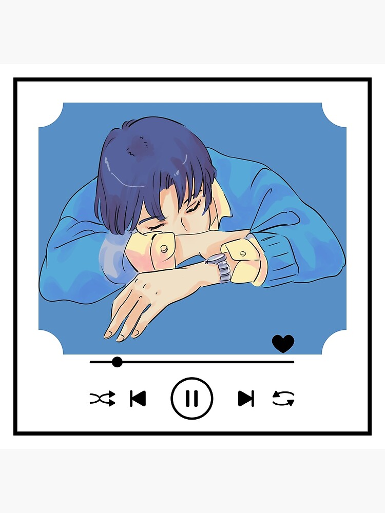 "Anime playlist Sticker" Poster for Sale by AB-ARTS | Redbubble