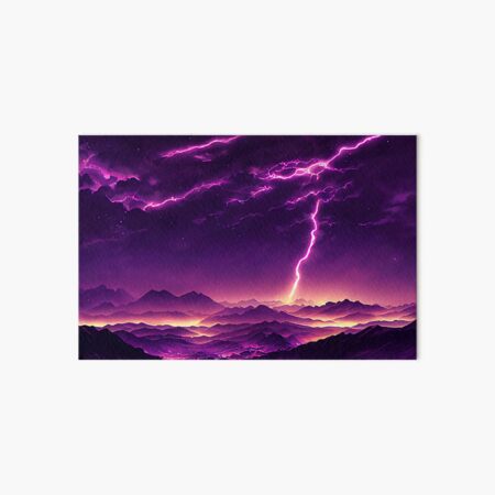 "Lightning Strike in the Mountains - Anime Landscape - Genshin Impact ...