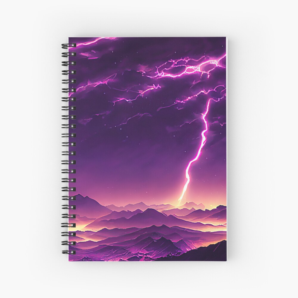 "Lightning Strike in the Mountains - Anime Landscape - Genshin Impact ...