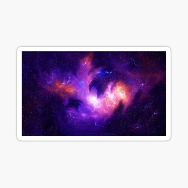 "Galaxy Nebula " Sticker for Sale by SpaceRipple | Redbubble
