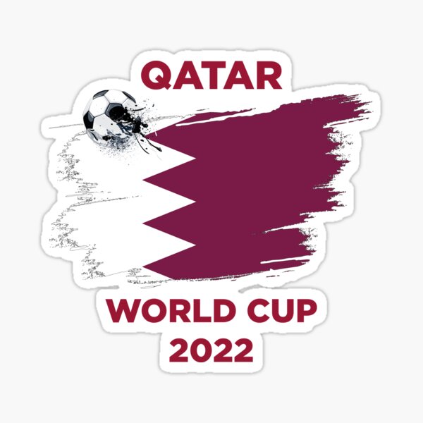 "qatar world cup 2022 for supporters, Qatar" Sticker for Sale by ...