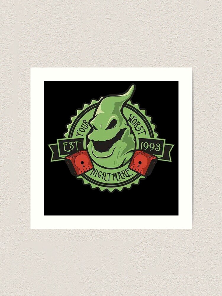 "Oogie Boogie Logo" Art Print for Sale by TurretedSloth | Redbubble