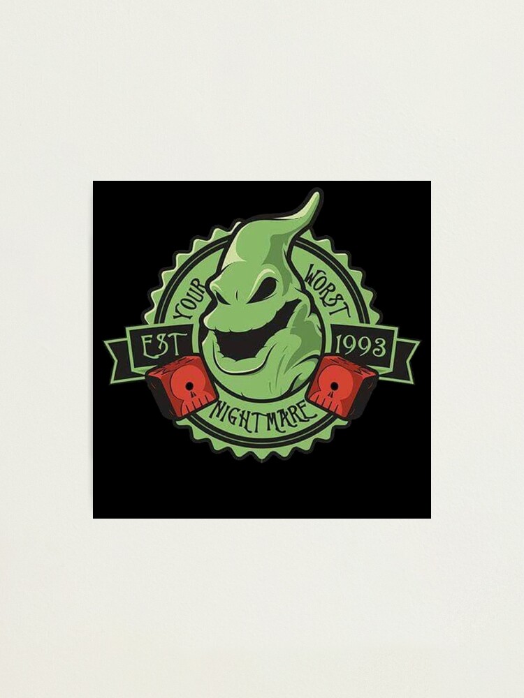 "Oogie Boogie Logo" Photographic Print for Sale by TurretedSloth ...