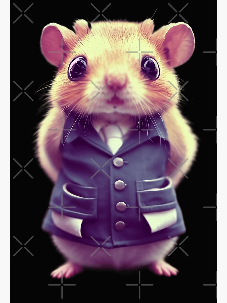 "CoolNimals cute Hamster wearing a suit, animals in clothes" Poster for ...