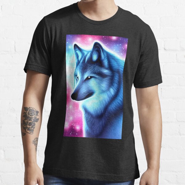 "Space Galaxy Wolf" T-shirt for Sale by MythicalWolfUK | Redbubble ...