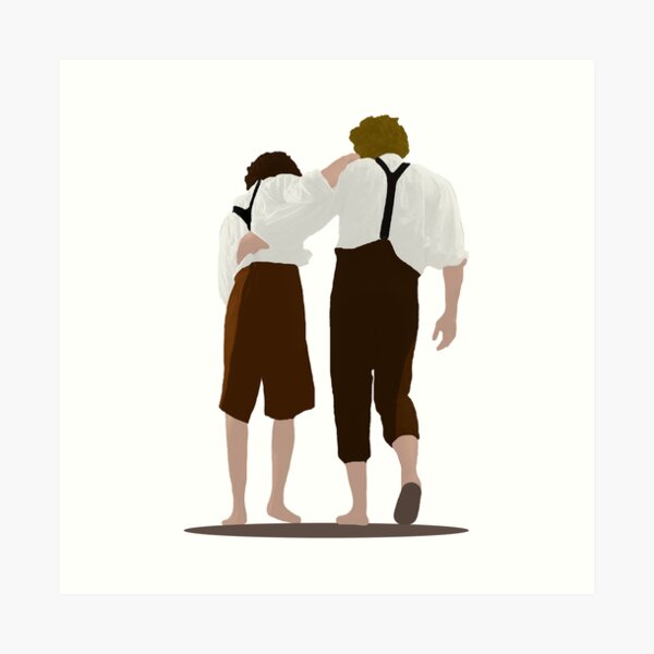 "Frodo and Sam" Art Print for Sale by MalteseArtist | Redbubble
