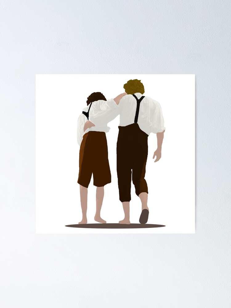 "Frodo and Sam" Poster for Sale by MalteseArtist | Redbubble