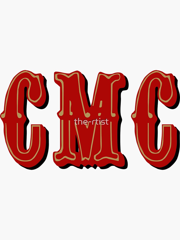 "CMC 49ers " Sticker for Sale by the-rtist | Redbubble