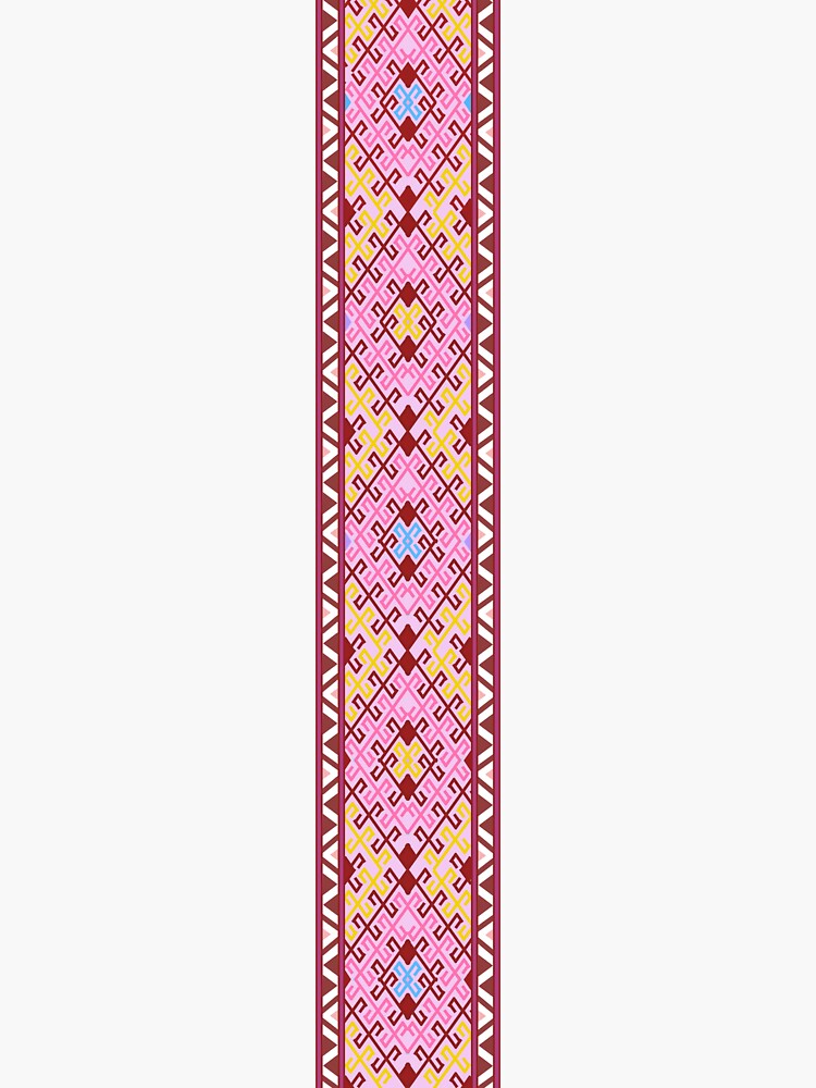 "Pretty Geometric Patterns Stripe Inspired by Traditional Kachin Ethnic ...
