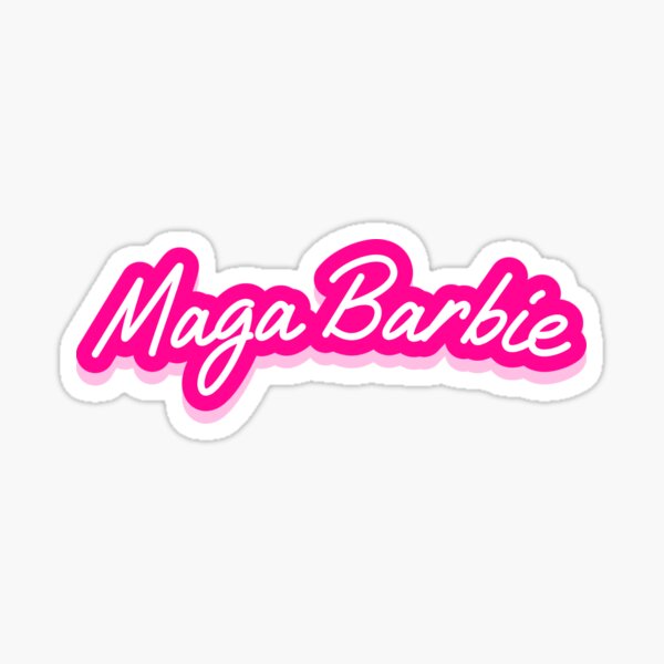 "MAGA Barbie" Sticker for Sale by redswavewear | Redbubble