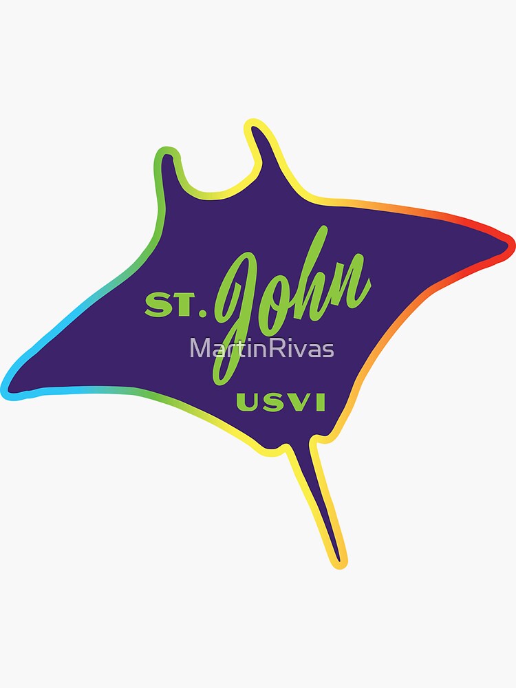 "St. John USVI" Sticker for Sale by MartinRivas | Redbubble
