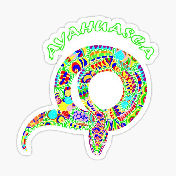 "Psychedelic DMT Snake of Ayahuasca Spiritual Sacred Geometry191 ...