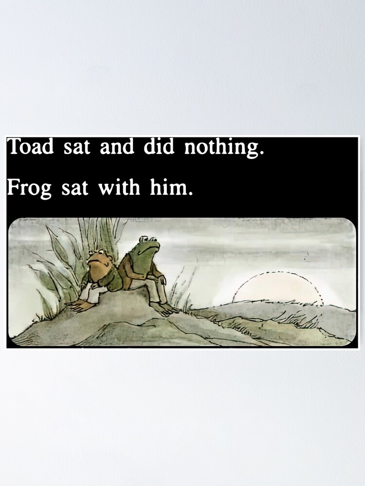 "Frog and Toad" Poster for Sale by Star5sixx | Redbubble