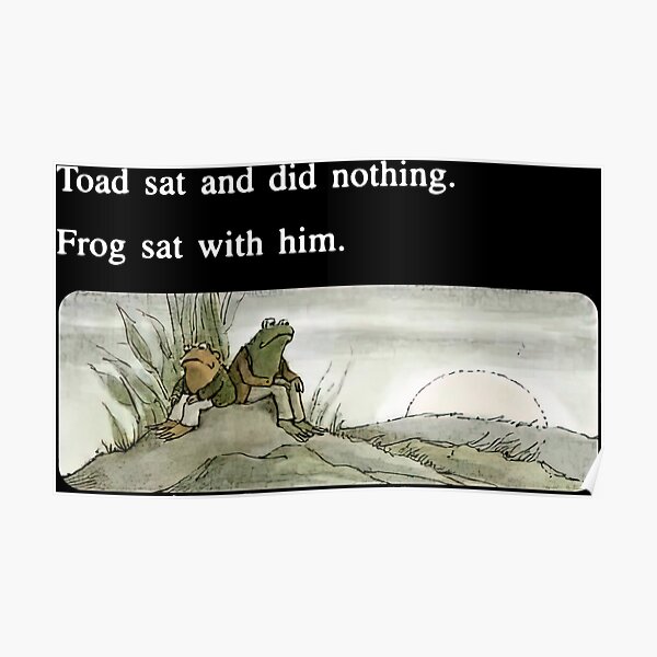 "Frog and Toad" Poster for Sale by Star5sixx | Redbubble