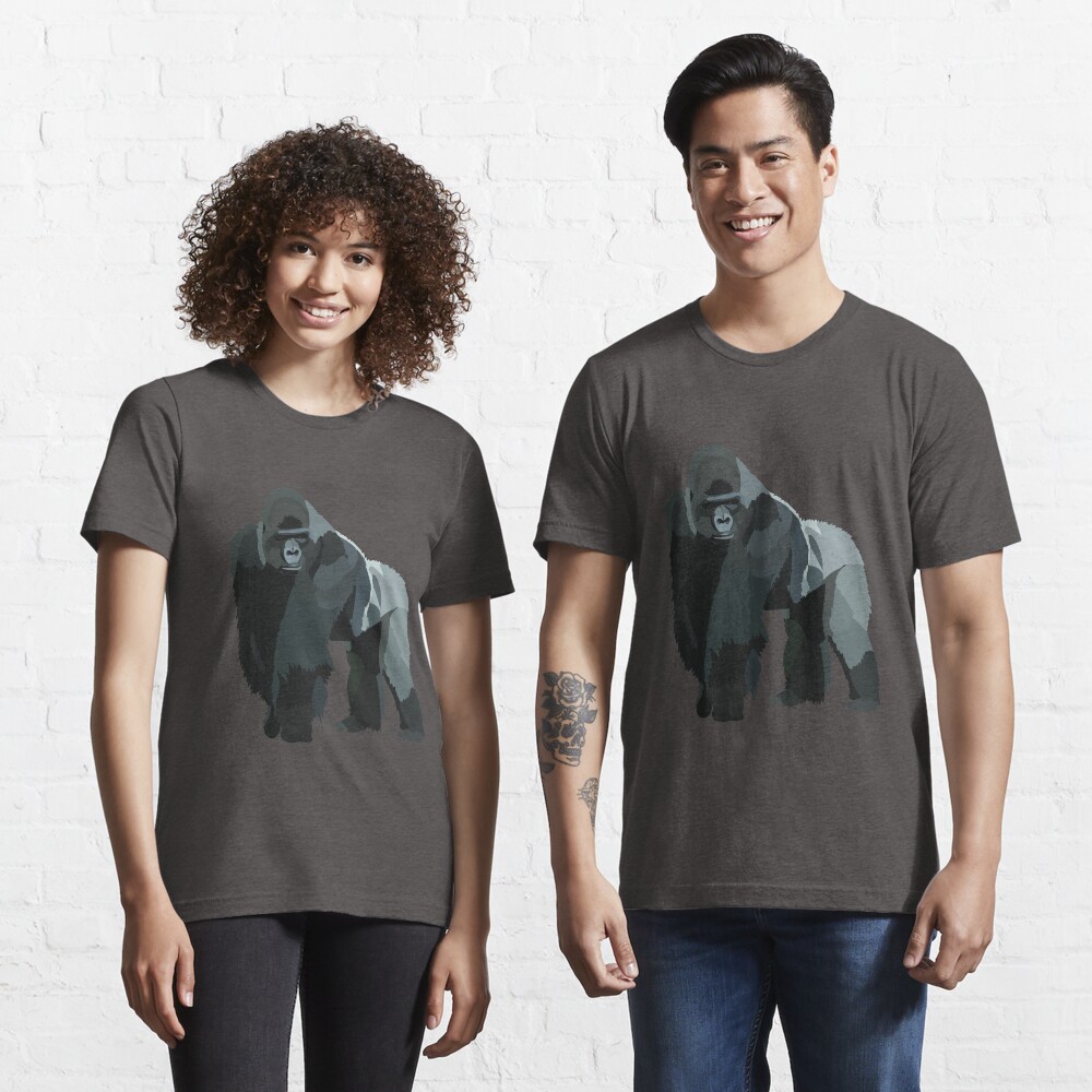 "Silverback Gorilla" T-shirt for Sale by DavidAlan | Redbubble ...