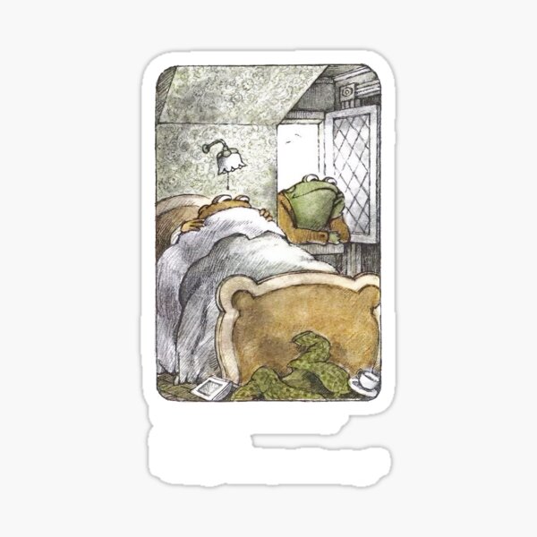 "Frog and Toad quote" Sticker for Sale by Star5sixx | Redbubble