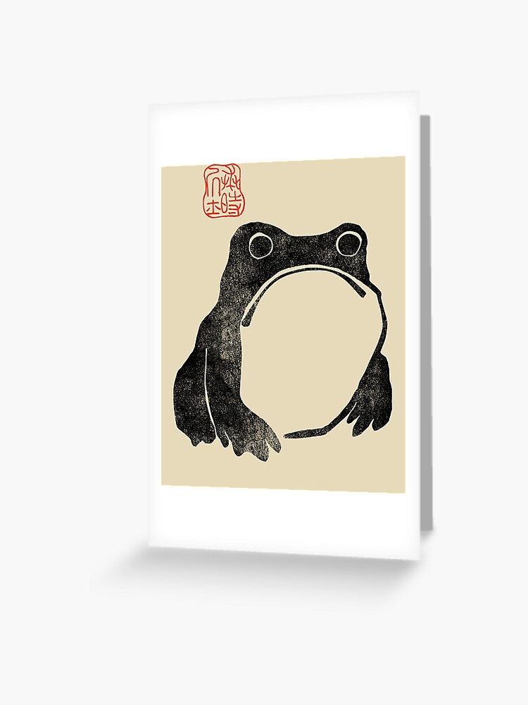 "grumpy frog japanese" Greeting Card for Sale by Star5sixx | Redbubble