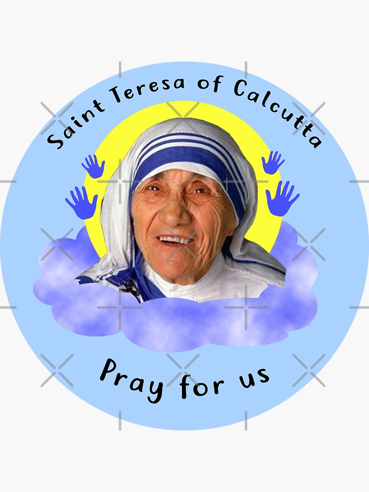 "Saint Teresa of Calcutta" Sticker by kaileekuropas | Redbubble