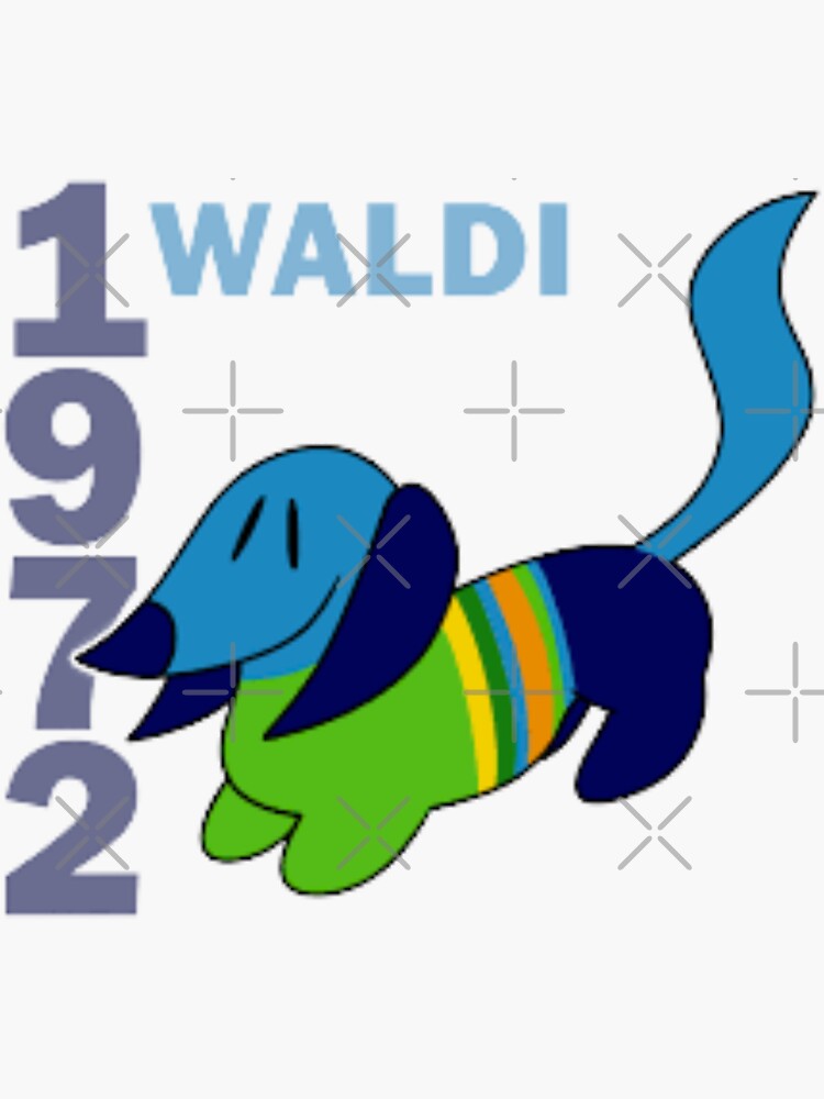 "Mascot Olympic Waldi 1972" Sticker for Sale by AlessanndroPiro | Redbubble