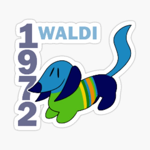 "Mascot Olympic Waldi 1972" Sticker for Sale by AlessanndroPiro | Redbubble