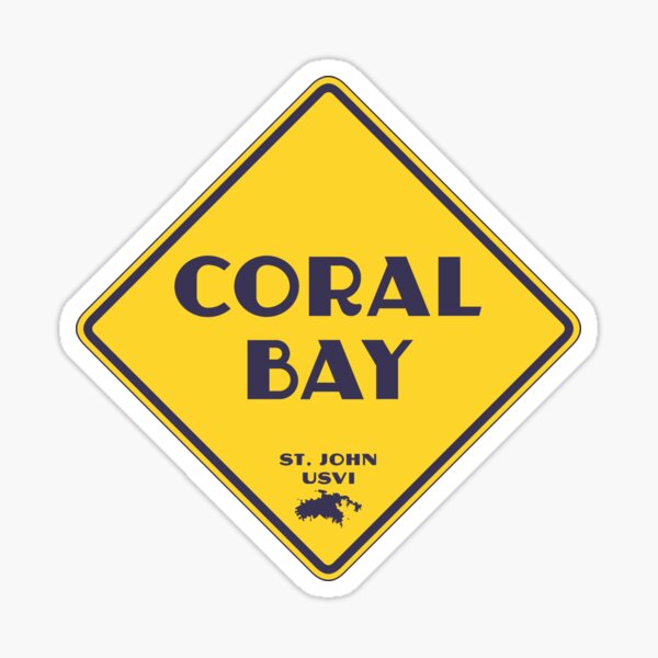 "Coral Bay St. John USVI" Sticker for Sale by MartinRivas | Redbubble