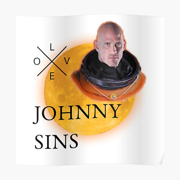 "johnny sins astronaut" Poster for Sale by Jiangs | Redbubble