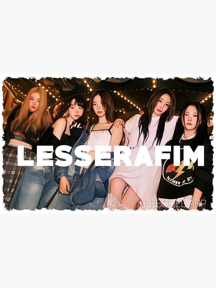 "Lesserafim Vector" Poster for Sale by myusic | Redbubble