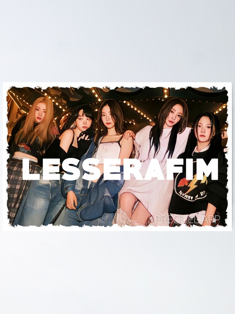 "Lesserafim Vector" Poster for Sale by myusic | Redbubble