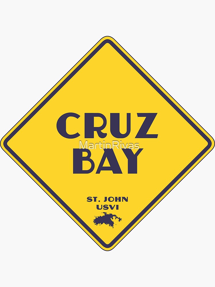 "Cruz Bay St. John USVI" Sticker for Sale by MartinRivas | Redbubble