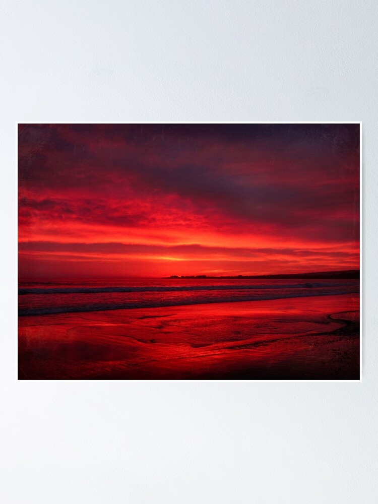"Red flow" Poster for Sale by Maxiverse | Redbubble