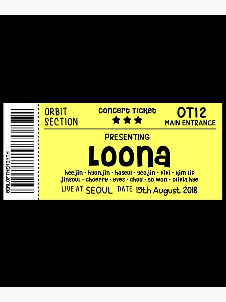 "Meme Concert Ticket Yellow" Poster for Sale by ThurxyGiftFunny | Redbubble