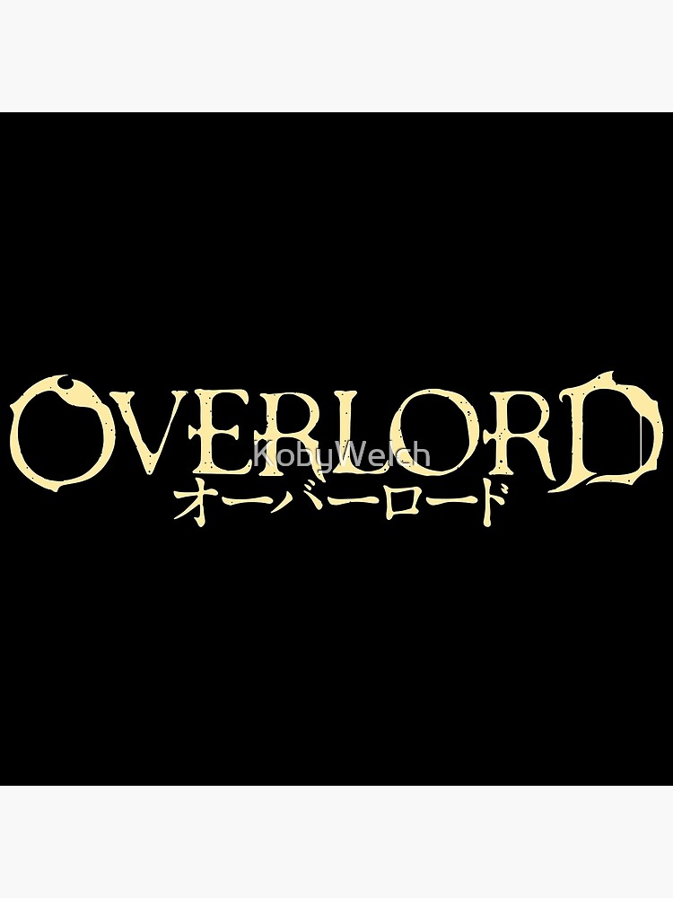 "Overlord Anime Logo" Poster for Sale by KobyWelch | Redbubble