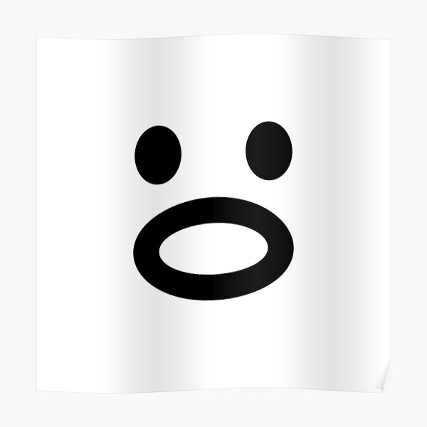 "suprised and shocked face" Poster for Sale by RandomSellerB | Redbubble