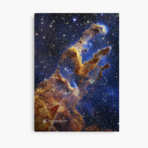 "JWST Pillars of Creation, 2022 (James Webb/JWST) — space poster ...