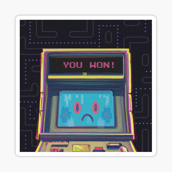 "Arcade machine" Sticker for Sale by Aifosairos | Redbubble