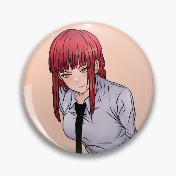 "Makima Stained Glass from the anime Chainsaw Man" Pin for Sale by ...