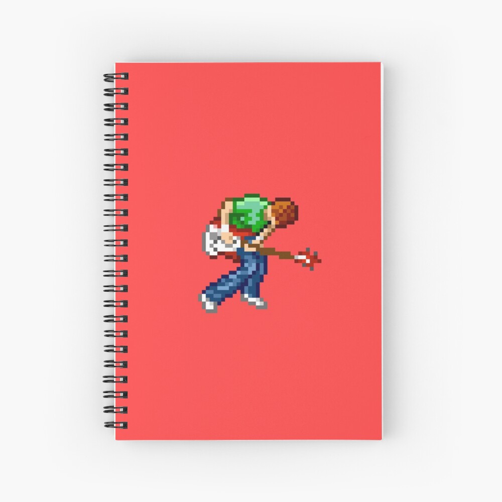 "Scott Pilgrim 8-bit Pixel Art" Spiral Notebook by 8bitpoet | Redbubble