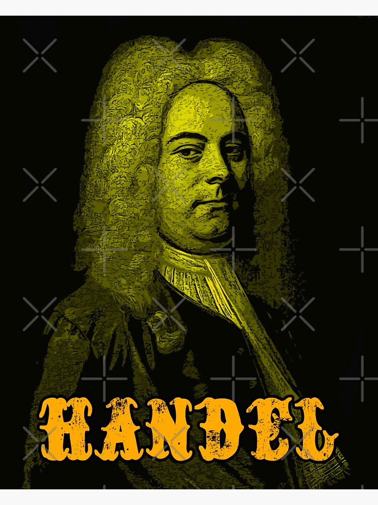 "George Frideric Handel Classical" Sticker for Sale by ZuluHistoryTees ...