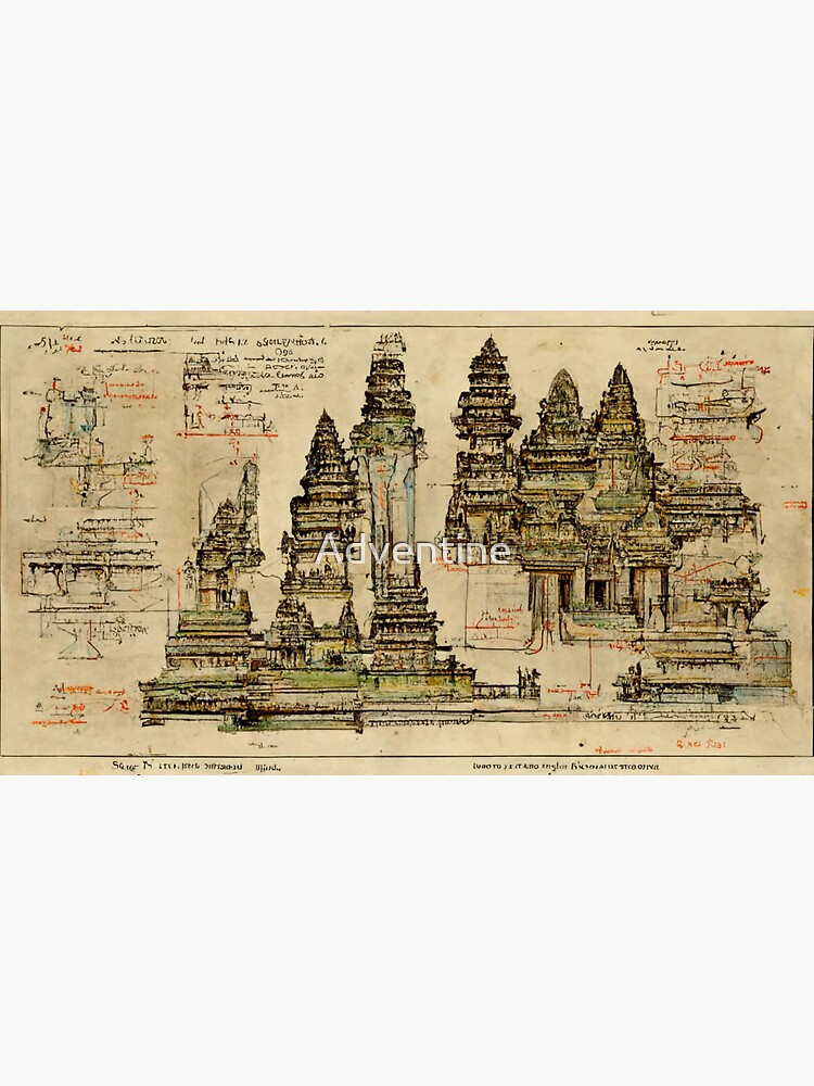 "Angkor Wat, Cambodia" Sticker for Sale by Adventine | Redbubble