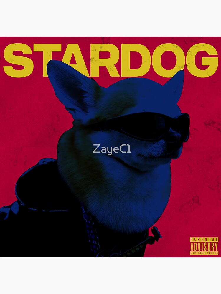 "stardog" Sticker for Sale by ZayeC1 | Redbubble