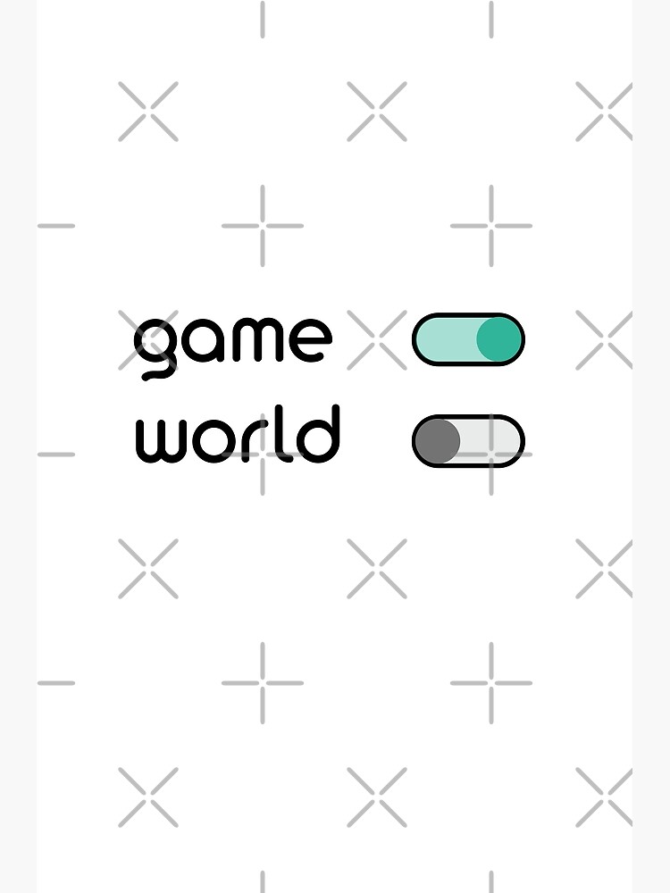 "Game and World Selection" Poster for Sale by no8design | Redbubble