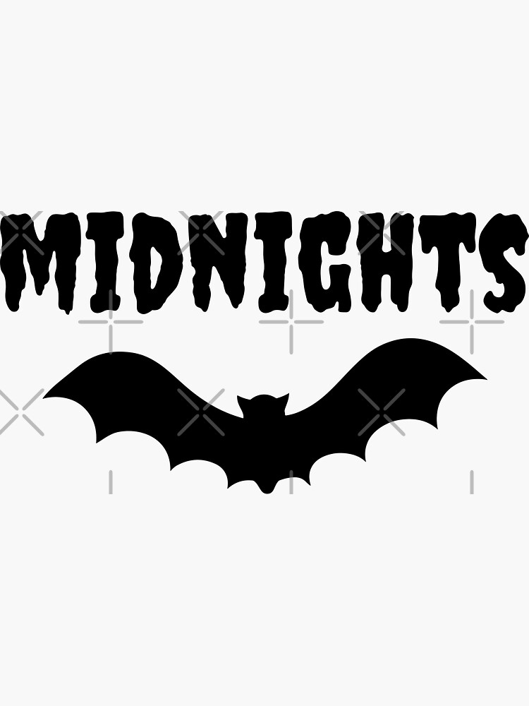 "MIDNIGHTS TS SPOOKY HALLOWEEN DESIGN" Sticker for Sale by ...