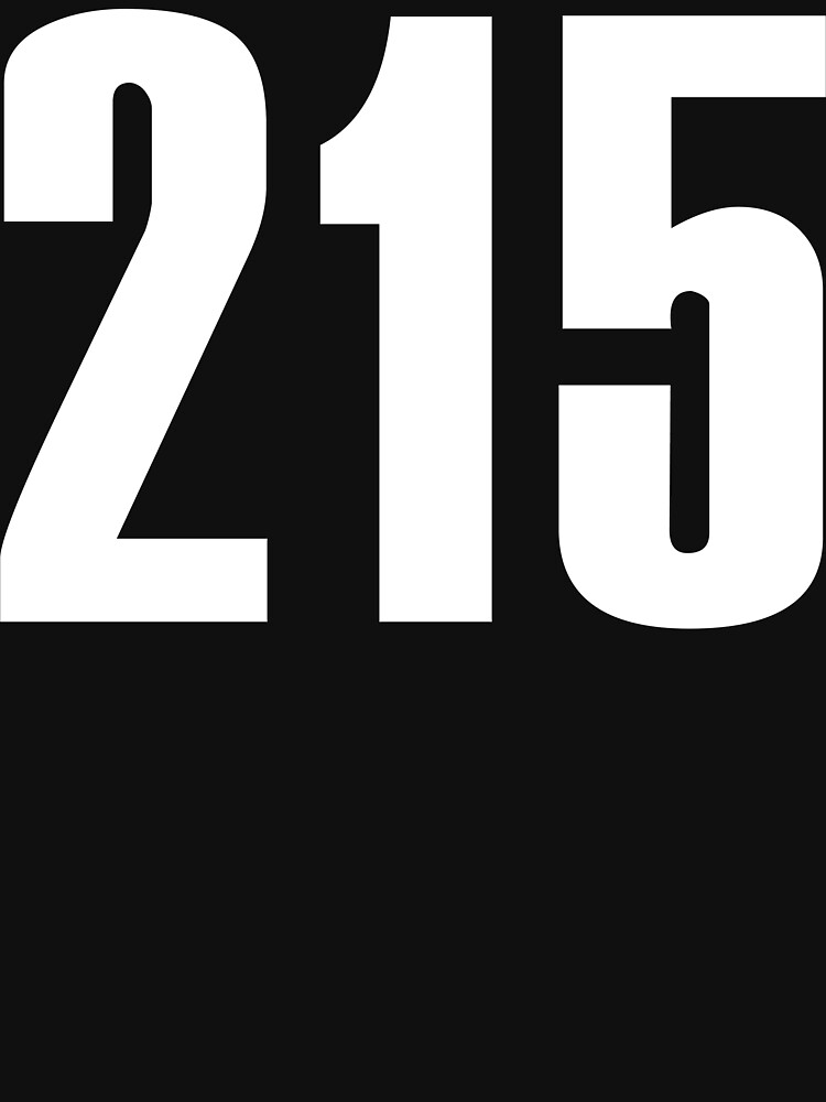 "215 Philly | Phone Area Code Shirts" Essential T-Shirt for Sale by ...