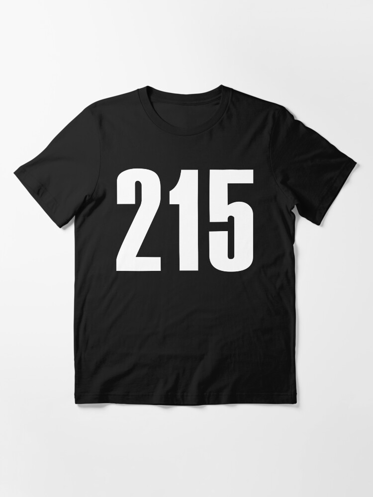 "215 Philly | Phone Area Code Shirts" Essential T-Shirt for Sale by ...