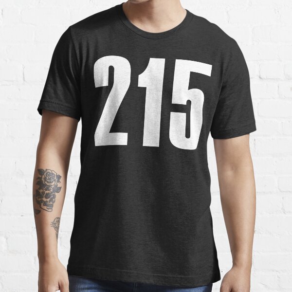 "215 Philly | Phone Area Code Shirts" Essential T-Shirt for Sale by ...