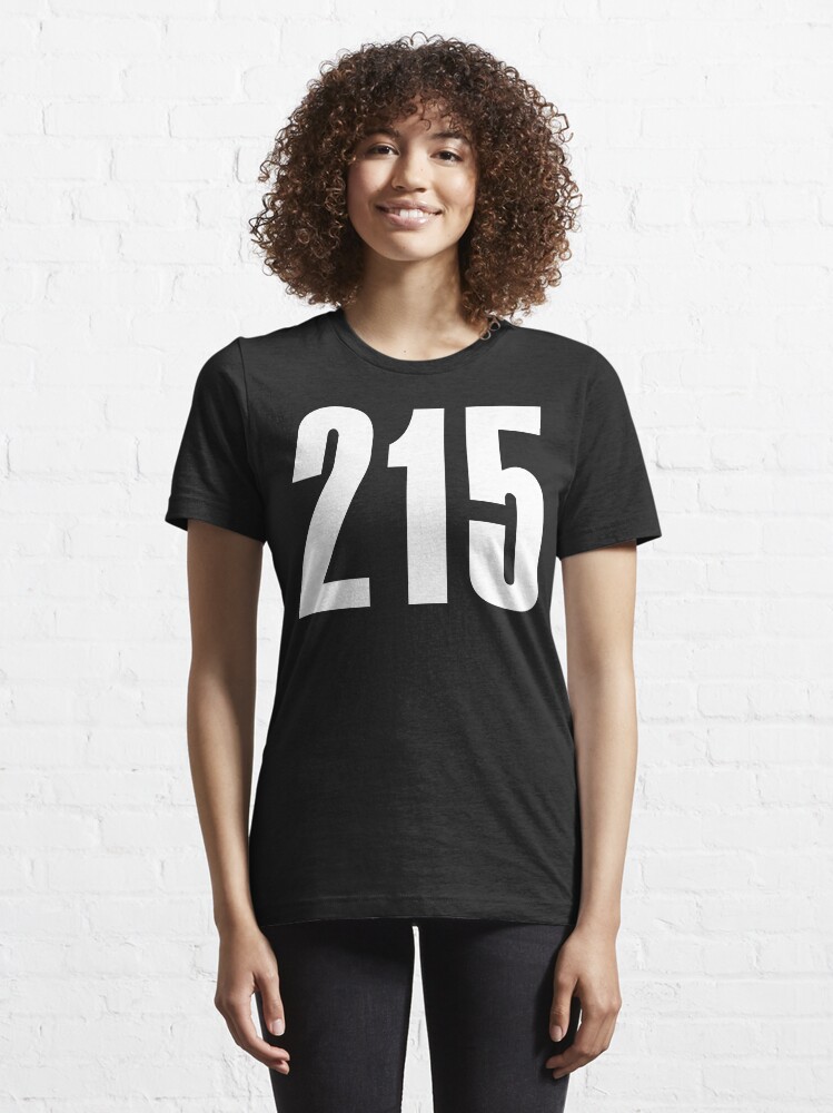 "215 Philly | Phone Area Code Shirts" Essential T-Shirt for Sale by ...