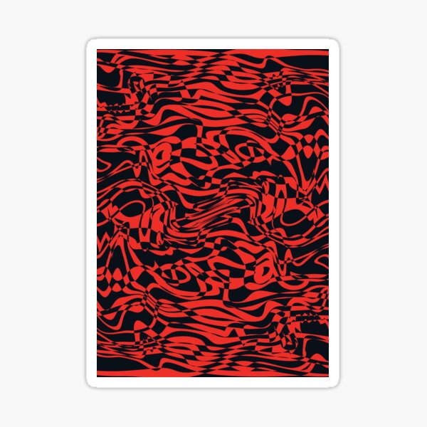 "Op art, Optical Illusion Art" Sticker for Sale by ElpidaBt | Redbubble