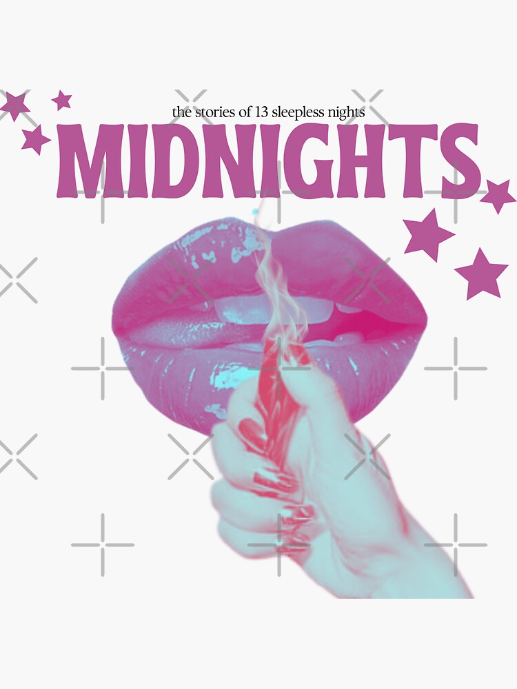 "MIDNIGHTS TAYLOR SWIFT NEW ALBUM " Sticker for Sale by cottagecorococo ...