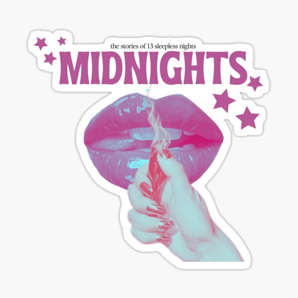 "MIDNIGHTS TAYLOR SWIFT NEW ALBUM " Sticker for Sale by cottagecorococo ...