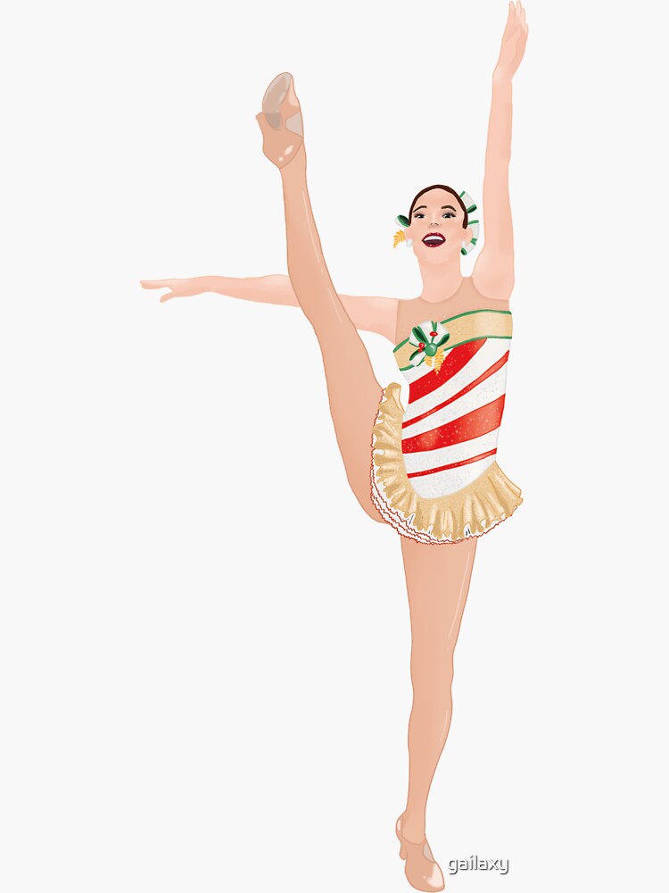 "Rockettes Dancer" Sticker for Sale by gailaxy | Redbubble